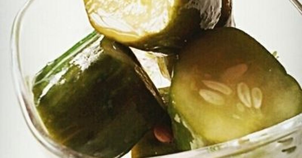 Cucumbers And Sweet Red Pepper Pickles Recipe By Fushicche