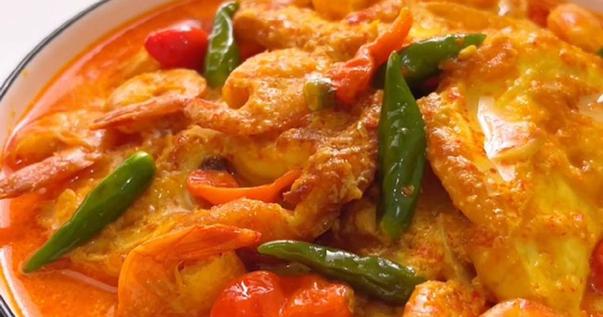 Resep 27. Telur Udang Santan Pedas oleh Alun Rahma - Cookpad