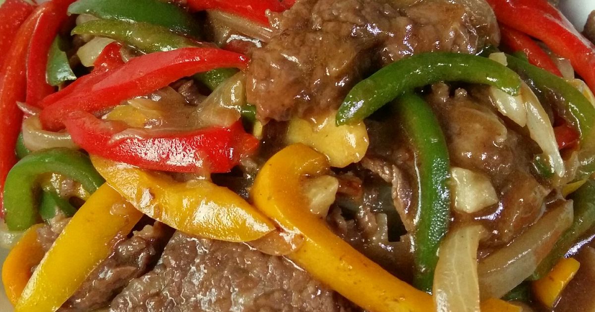 Resep paprika oseng daging sapi rumahan enak dan mudah - Cookpad