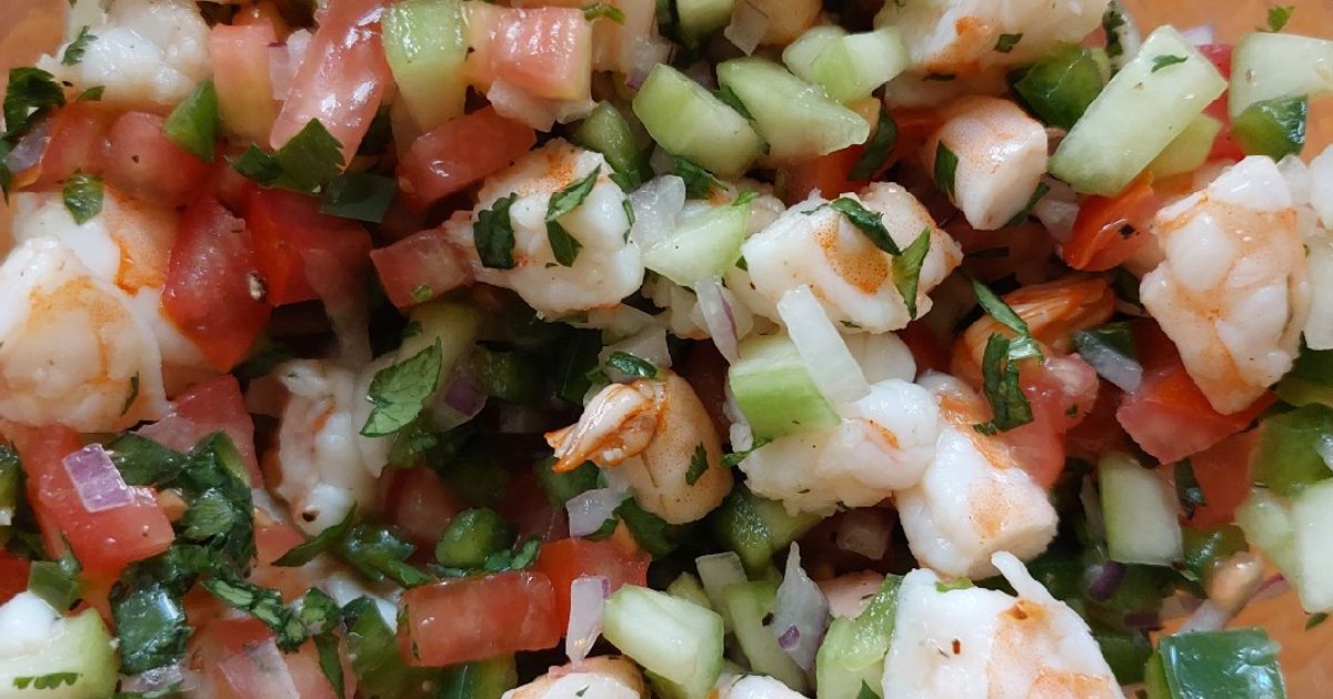 Cooked Shrimp Ceviche Recipe By Luz Ma Sg