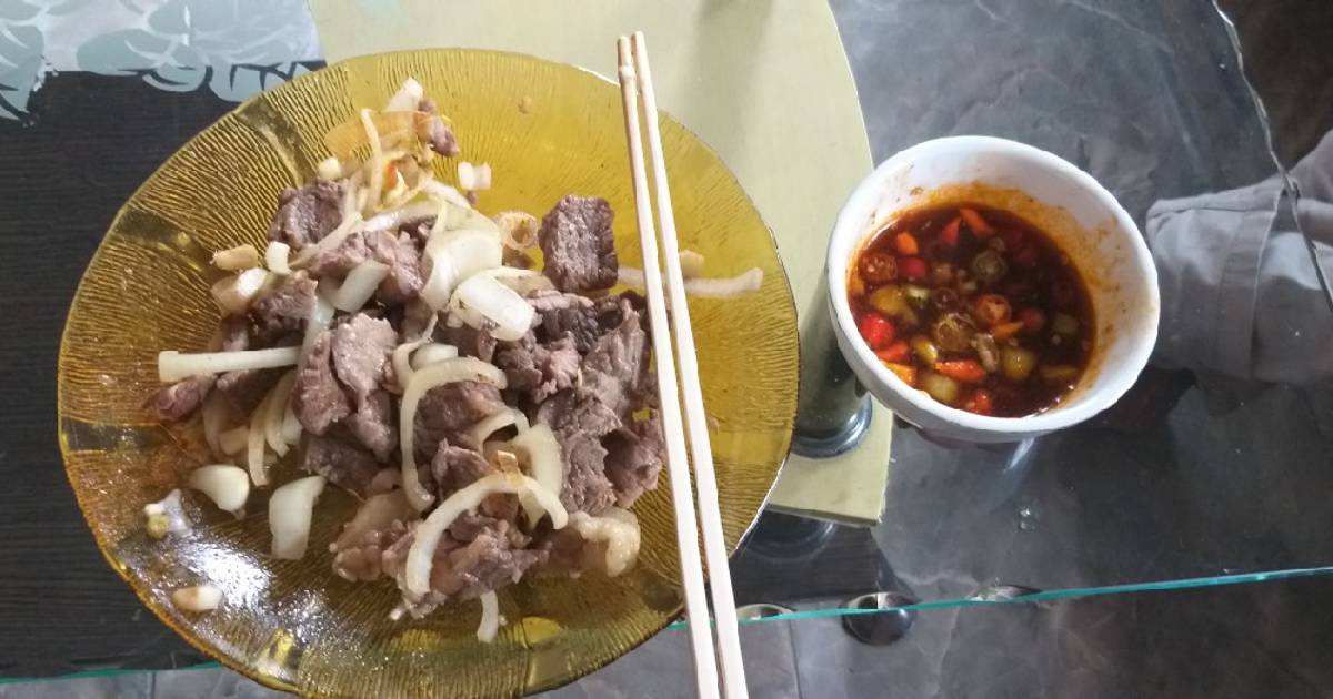 Resep BBQ Daging sapi simple oleh TaJIL96 - Cookpad