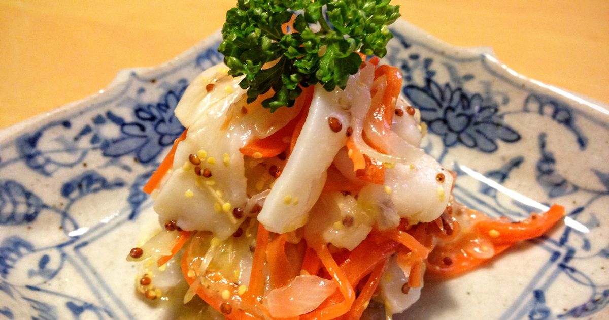 Marinated Squid Recipe By Rie