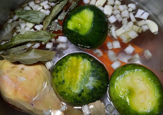 Zapallito verde con verduras hervidas Receta de La profe Luisa- Cookpad