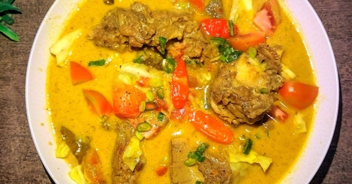Resep daging iga sapi kuah santan rumahan enak dan mudah - Cookpad