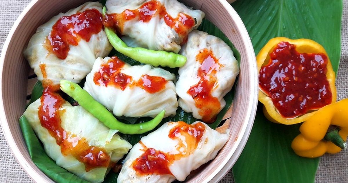 Steamed & Stuffed Cabbage Wraps Recipe by Harjeet Kaur - Cookpad
