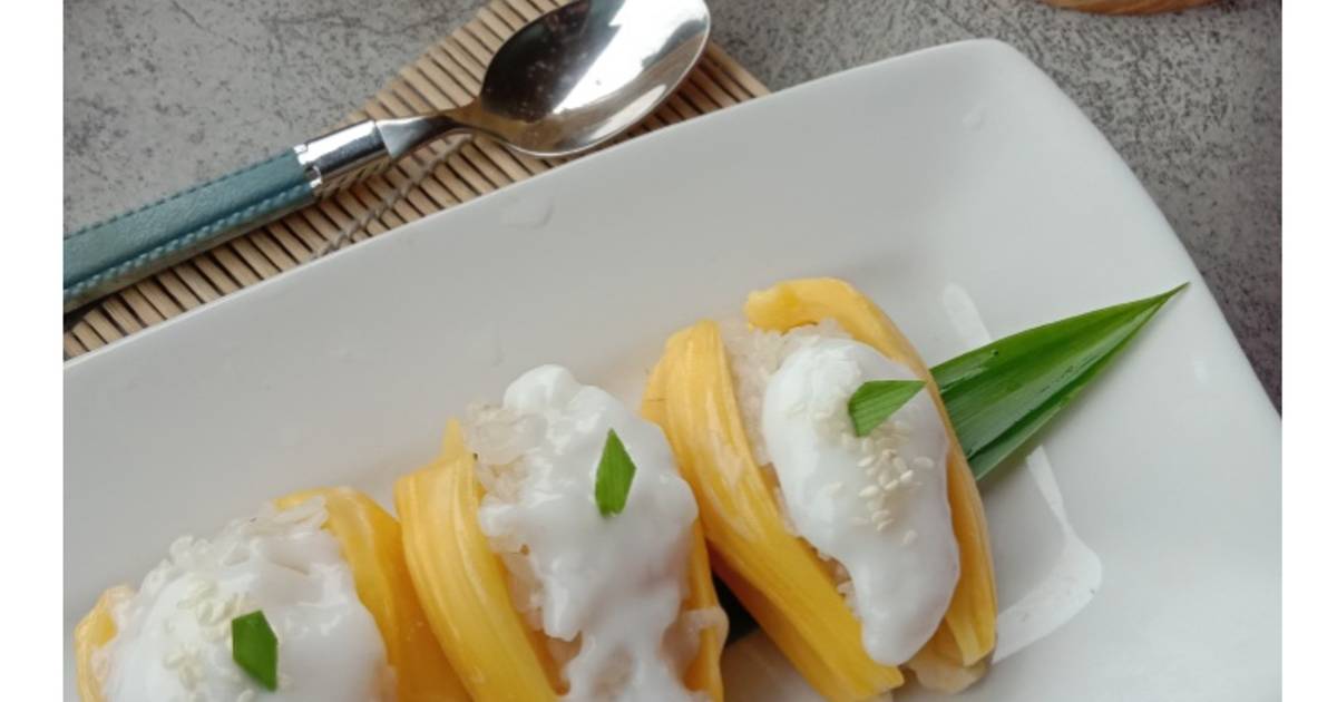 Resep Jackfruit Sticky Rice oleh Bunda Nafisha - Cookpad