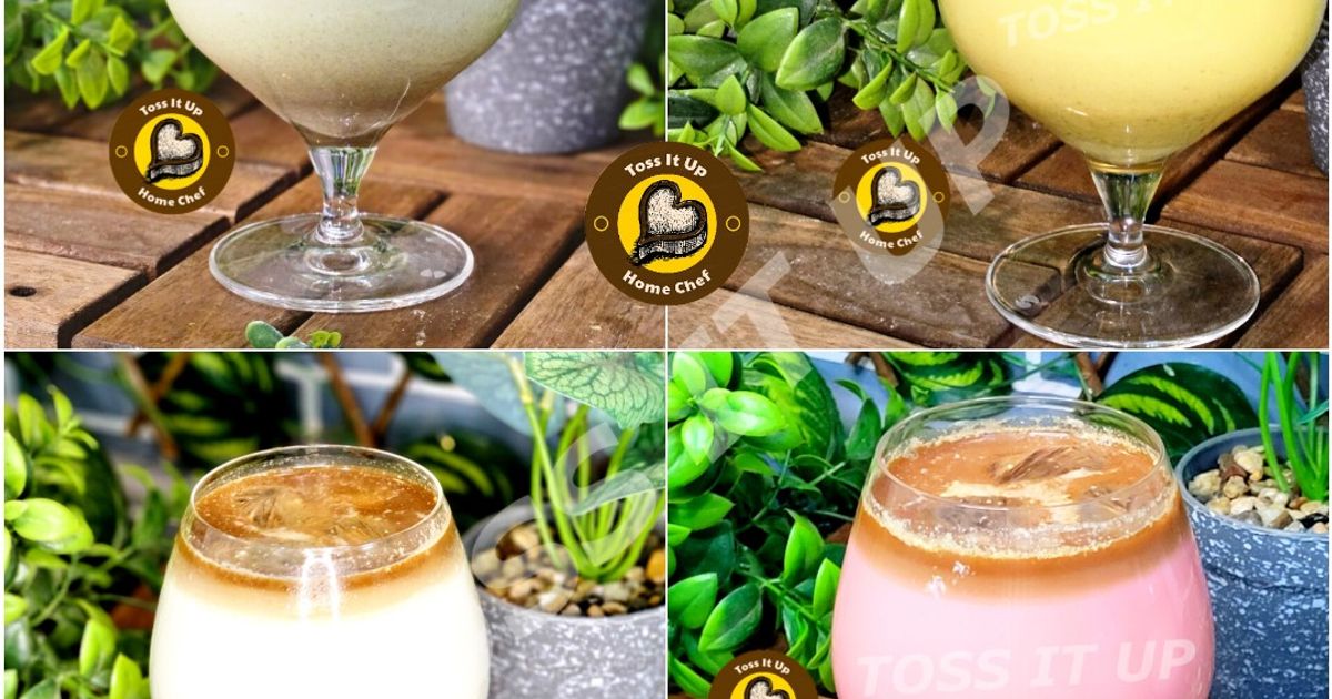 Flavour Infused Iced Latte In Four Different Types Recipe by Rumana ...