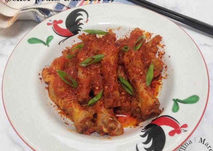 Resep Maeun Dakbal (ceker pedas a la Korea) #Bandung_RecookNiaBayens ...