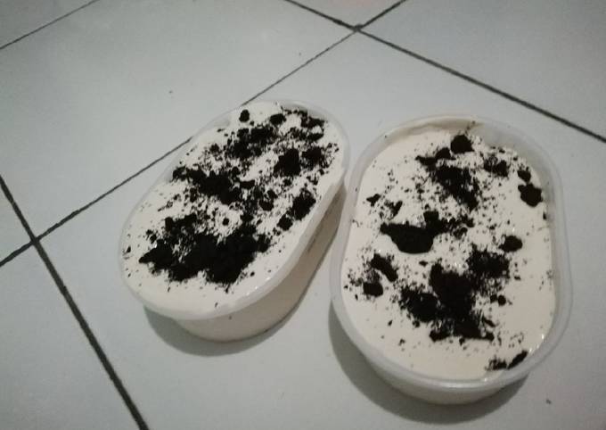 Resep Es Krim Oreo Milo oleh Pawon Dede - Cookpad
