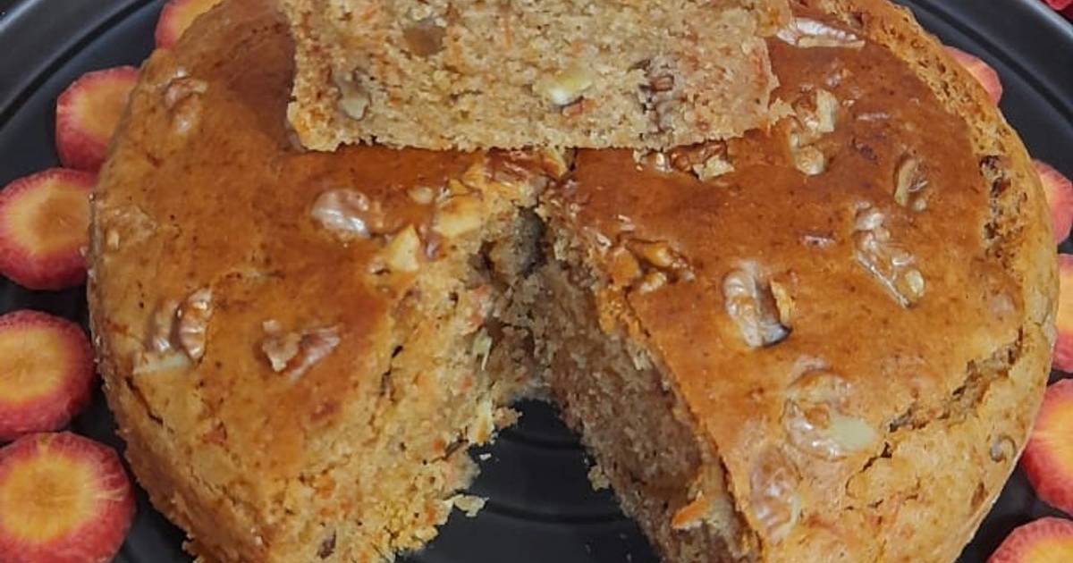 गाजर अखरोट किशमिश केक(Gajar Akhrot kishmish Cake recipe in Hindi ...