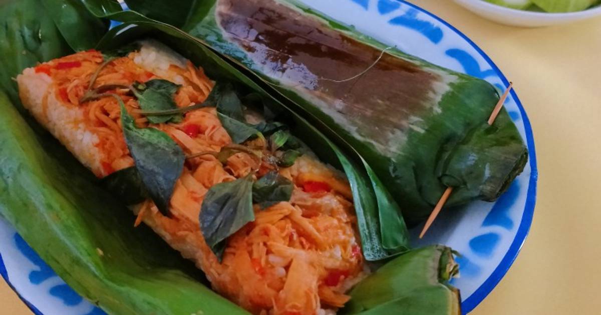 Resep Nasi Bakar Ayam Suwir Kemangi Oleh Nur Ummu Faris Cookpad