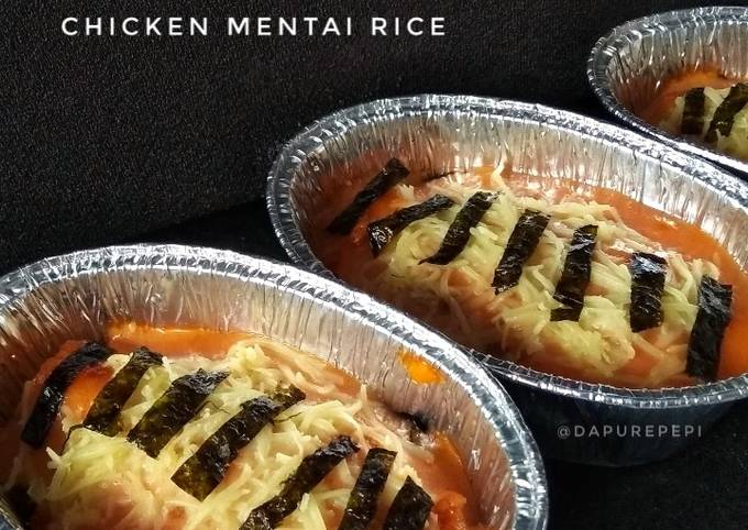 Resep Chicken Mentai Rice 🍗 oleh Febriyana | IG: @febbriyana - Cookpad