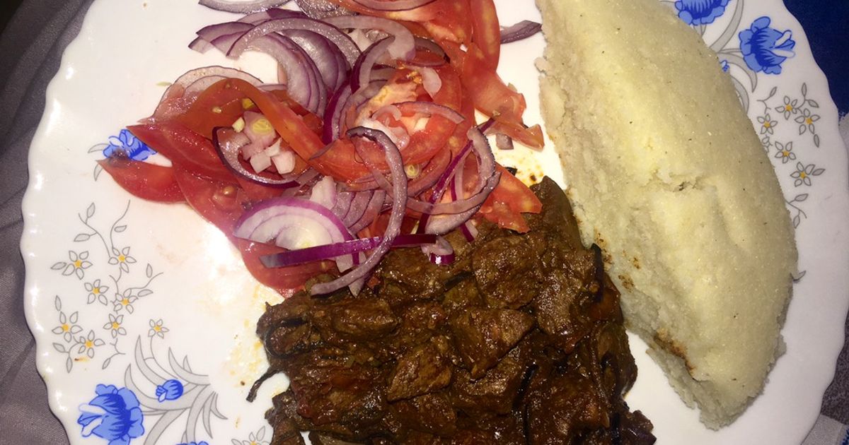 Ugali And Kachumbari Home Recipes - Cookpad