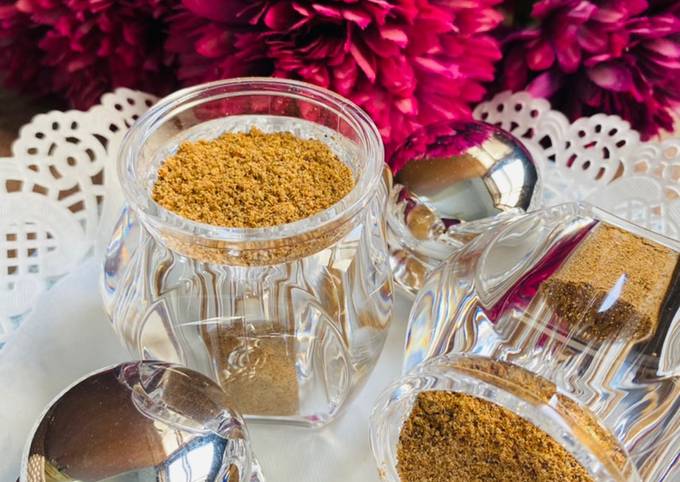 Chaat Masala (Homemade) Fruit Chaat Masala) Recipe by Samia Aijazz ...