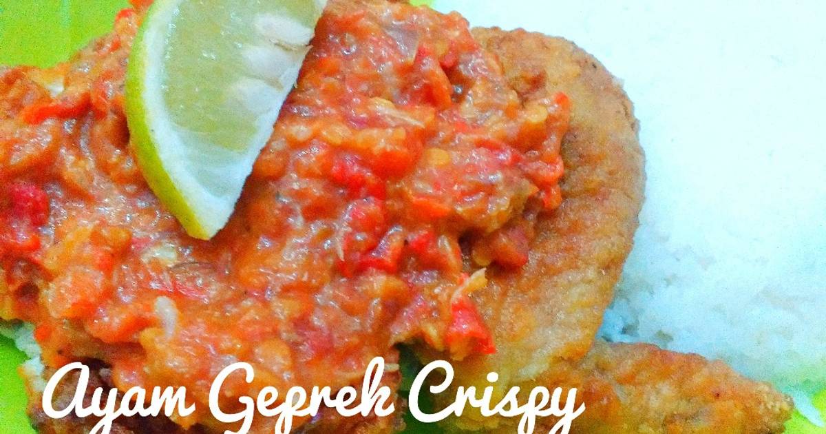 Resep Ayam Geprek Crispy Minimalis oleh Ayu Berlian - Cookpad