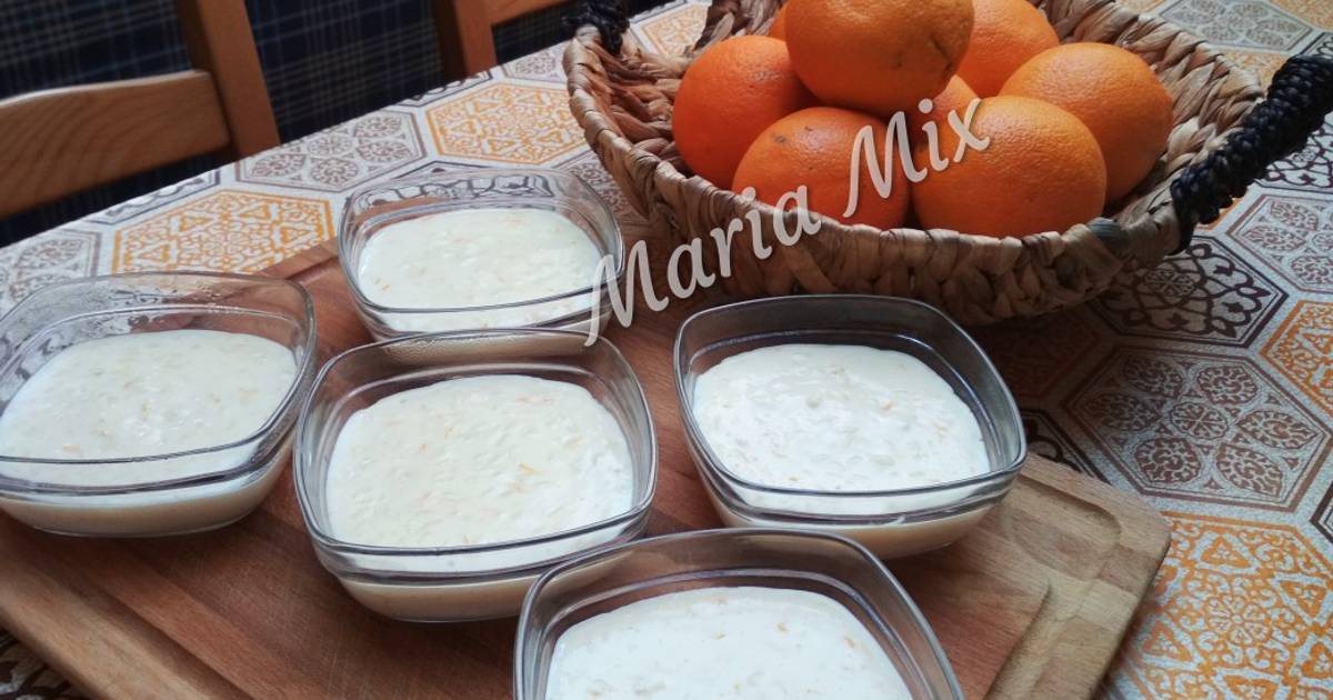 Ρυζόγαλο με γεύση πορτοκάλι Συνταγή από τον/την Maria Mix - Cookpad