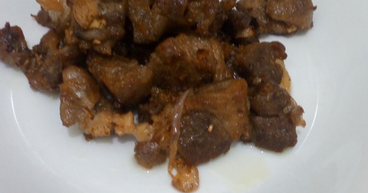 Mutton Fried With Garlic Recipe by Linda - Cookpad