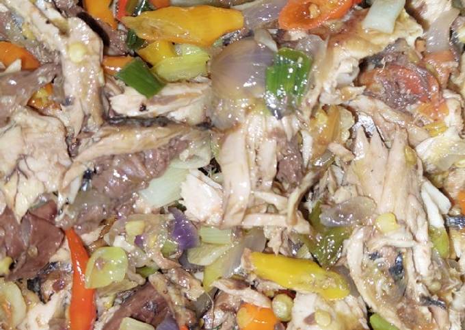 Resep Oseng tongkol suir oleh Mayya Rannu - Cookpad