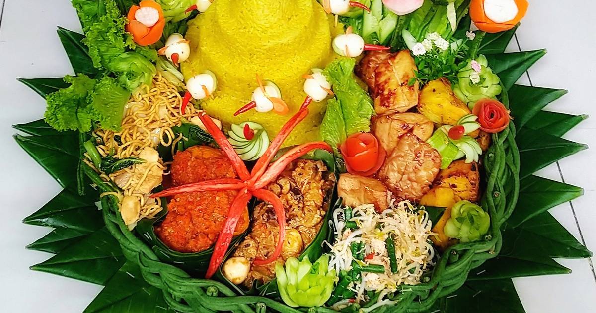 791 resep nasi tumpeng berempah enak dan mudah - Cookpad