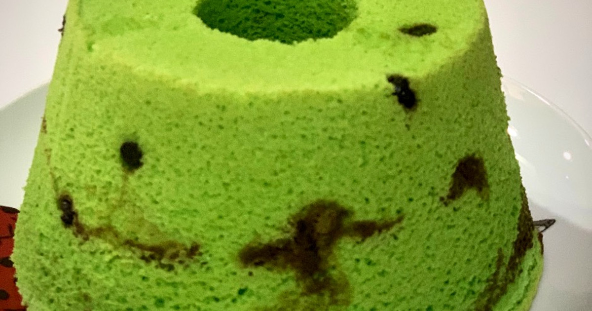Resep Bolu Chiffon Pandan Mocca (Anti Gagal) oleh Auntie LYZ journey ...