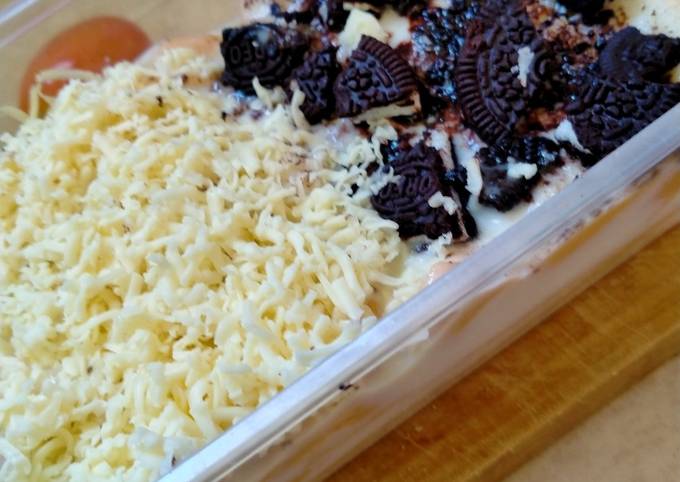Resep Setup roti topping keju n oreo oleh Dewina Pratiwi - Cookpad