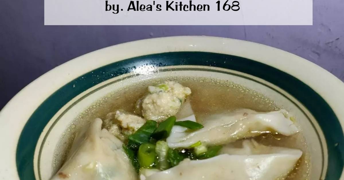 487 resep wonton sup cina enak dan mudah - Cookpad