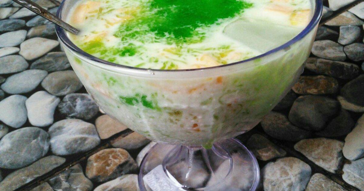 Resep Es Buah Lumut Simpel oleh Cex Diana - Cookpad