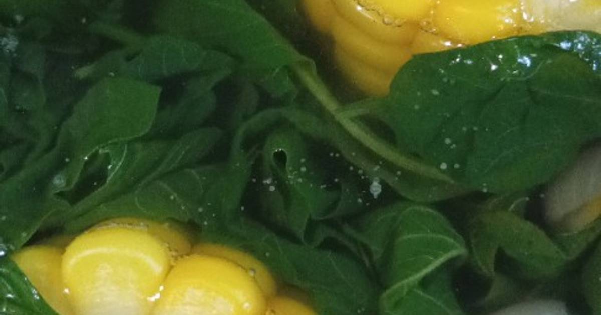 Resep Bayam Jagung segar oleh ARA WINDA - Cookpad