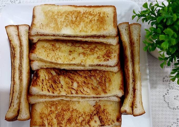 Resipi Roti Bakar Sapu Kaya oleh Aza Aaj - Cookpad