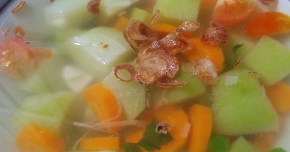 Resep sayur labu siam dan wortel rumahan enak dan mudah - Cookpad