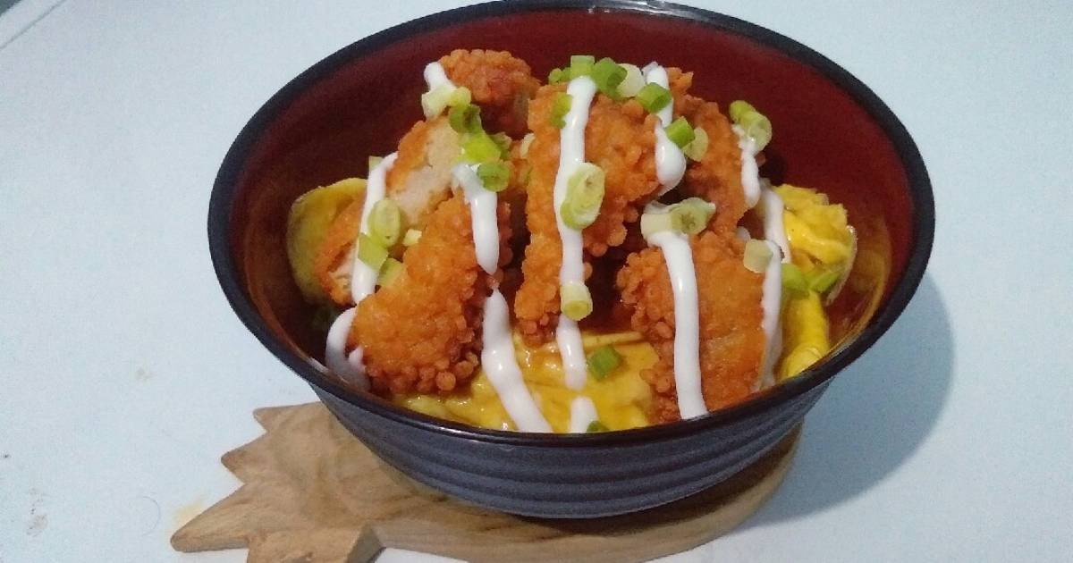 Resep Rice bowl egg mayo wth kanzler nugget oleh Kiki_Nomuyepo - Cookpad