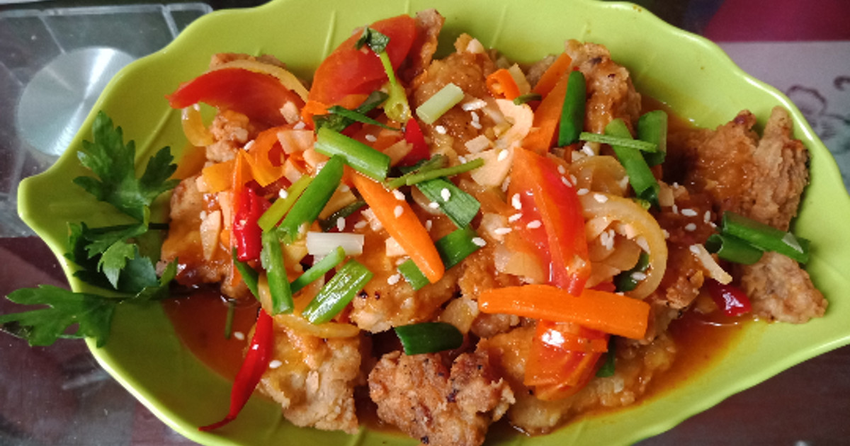 Resep Ayam Kuluyuk Saus Asam Pedas Manis oleh Rosita Asari - Cookpad