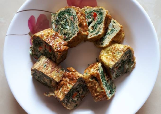 Resep Dadar Gulung Bayam oleh Brigitta Lestari - Cookpad
