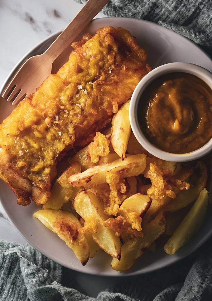 My Homemade Beer Battered Fish & Chips 🐟🍟 Recipe by Natalie Marten ...