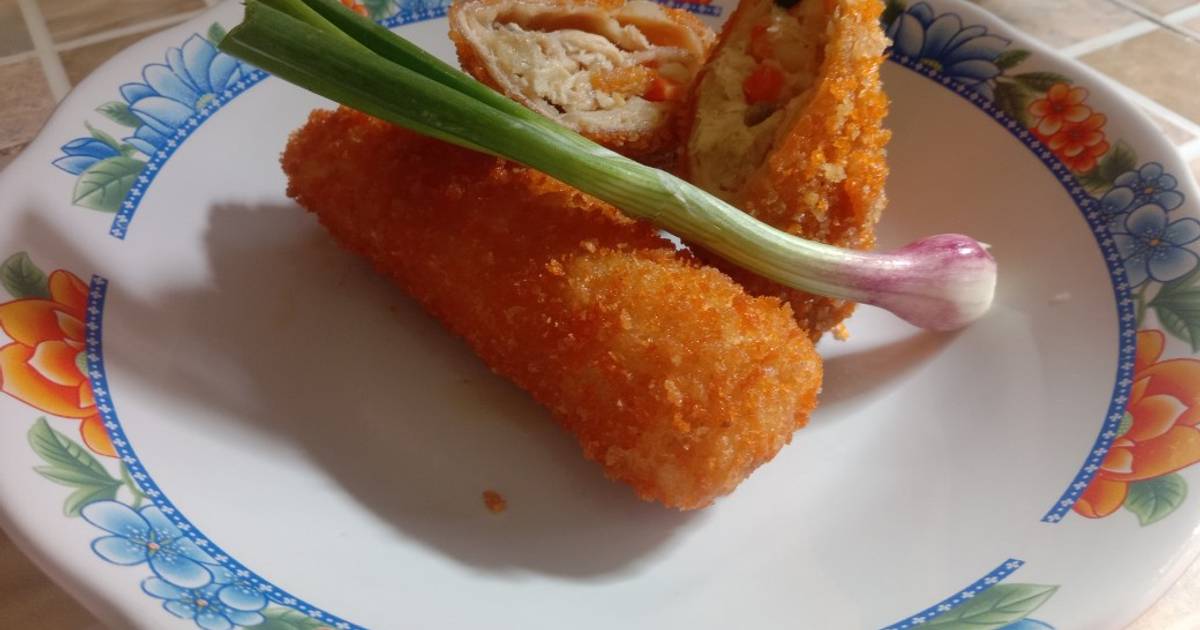 Resep Risoles isi ayam sayur oleh vinda - Cookpad