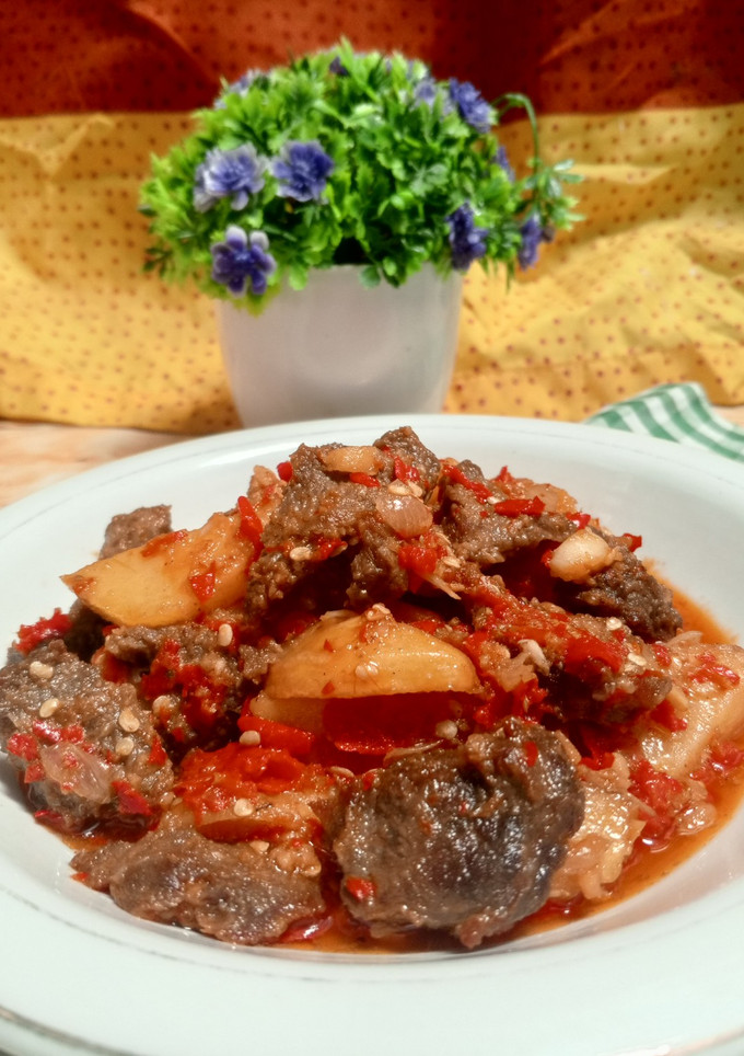 Resep Dendeng Sapi Balado Basah oleh eka muliana - Cookpad