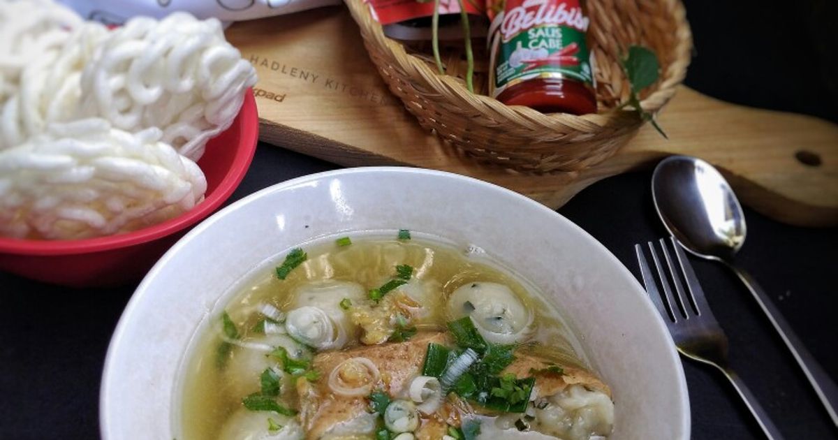 Resep Bakso Aci Kuah Kaldu Udang oleh Hadleny Kitchen - Cookpad