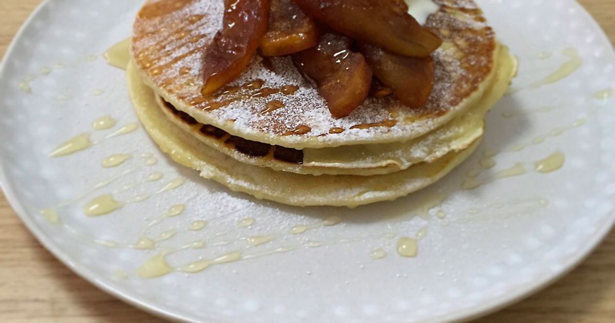 Apple Cinnamon Pancake Recipe by Erica Leung - Cookpad