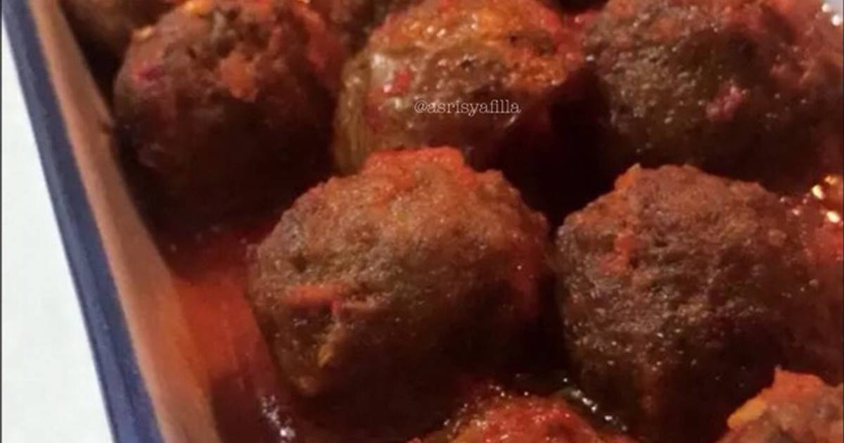 Resep Sambal goreng kreni (bola bola daging) oleh Asri Syafilla - Cookpad