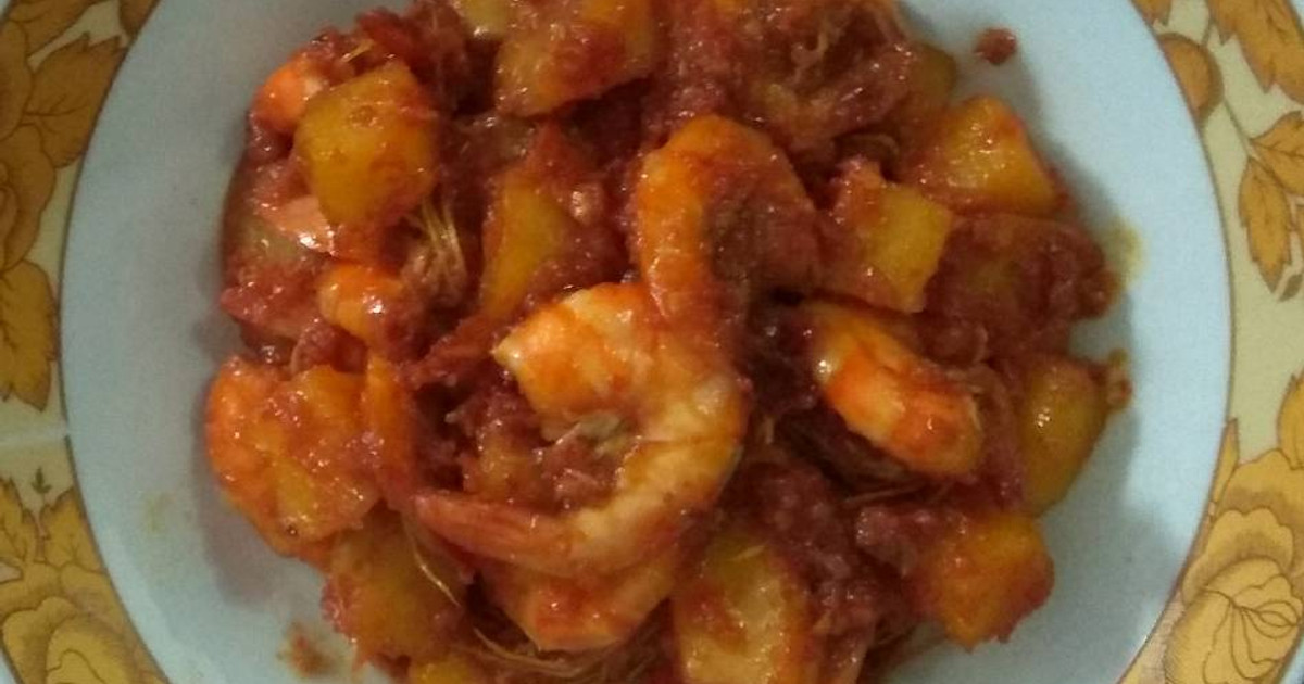 Resep Udang Kentang Sambal Balado Spesial oleh laila badria - Cookpad