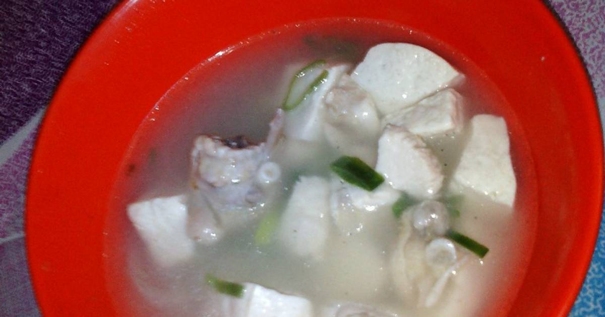 Resep Sup Ayam Tofu oleh Rani Candrakirana - Cookpad