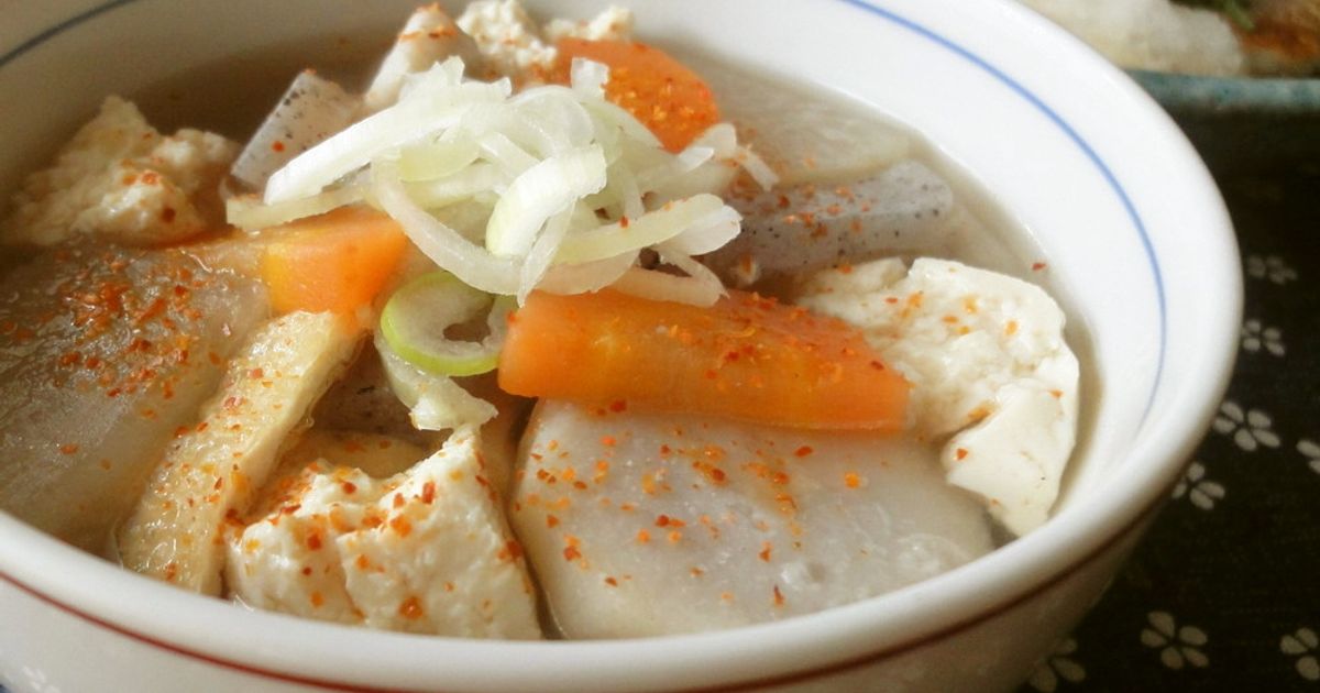 Basic Kenchinjiru (Vegetable Soup) Recipe By ゆうゆう0310