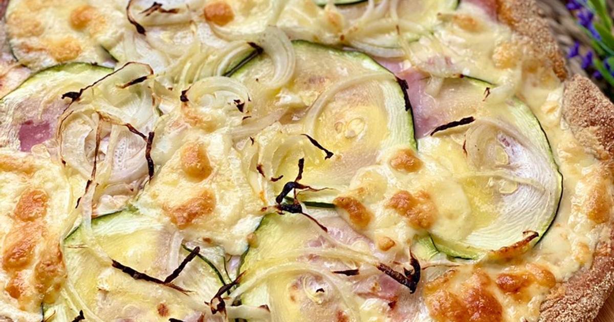 Pizza con masa integral by @latoneira Receta de Latoneira- Cookpad