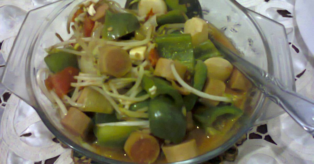 Resep Sayur Paprika Tauge Sosis oleh Lissy Art - Cookpad