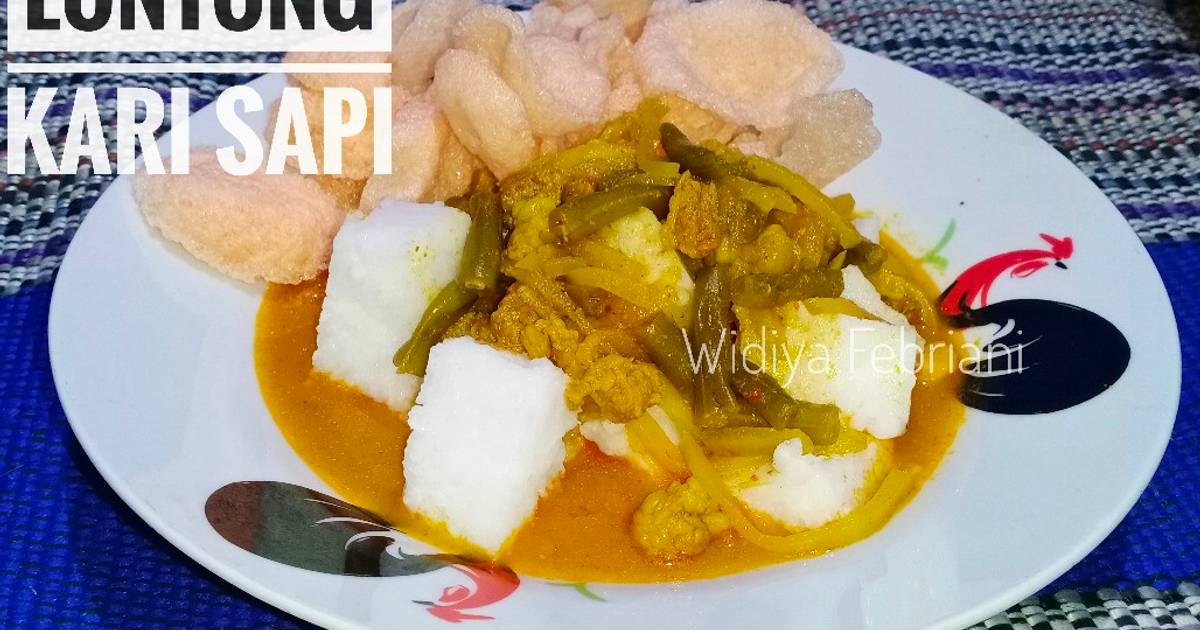 Resep Lontong Kari Sapi oleh Widiya Febriani - Cookpad