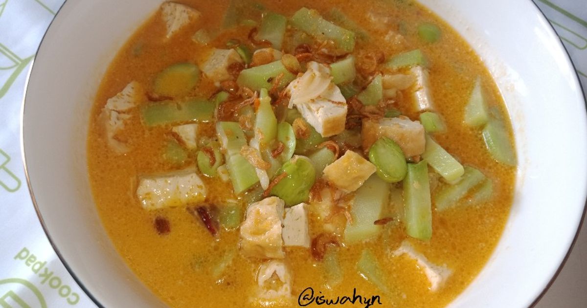 Resep Sayur Lodeh Labu Siam + Tahu + Pete oleh Iswahyn - Cookpad