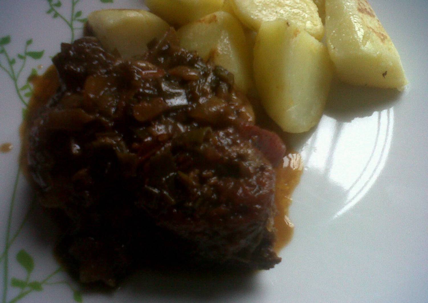 Plateada al jugo en olla común Receta de Xime- Cookpad