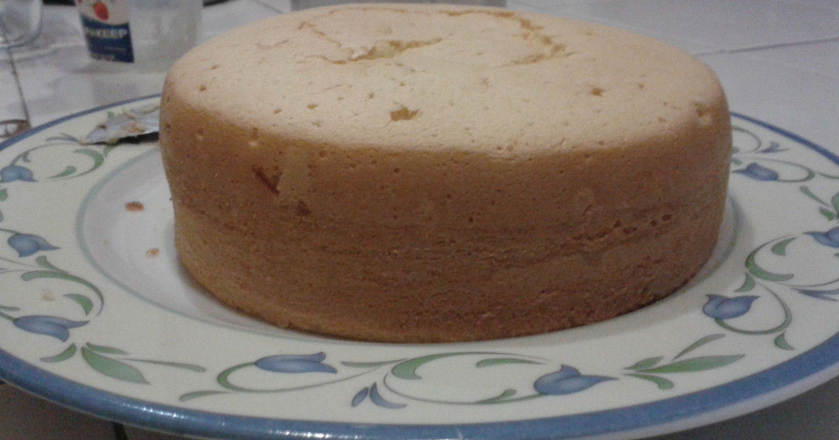 Resep Simple Cheese Sponge Cake oleh Deva Checilia - Cookpad