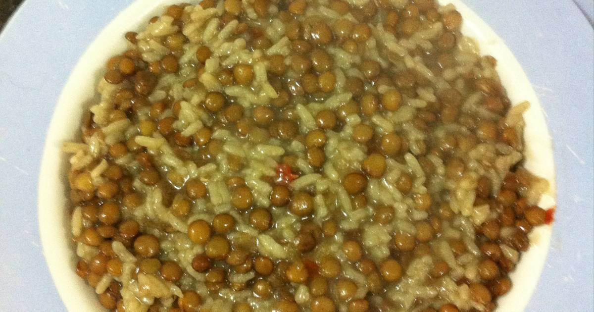 Lentejas con arroz Receta de PamOri- Cookpad