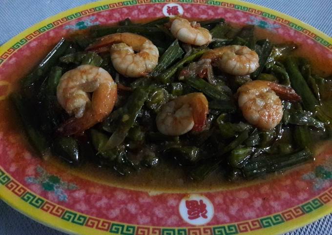 Resep Tumis genjer udang oleh Atika Duta - Cookpad